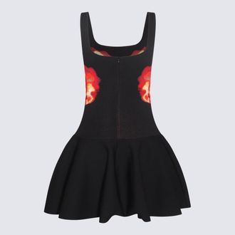 Alexander McQueen Womens Dresses Black _vi Pl