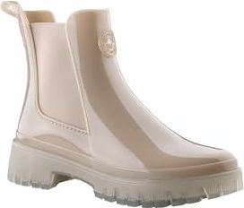 Lemon Jelly Guida, Bottines Femme de Pluie en PVC avec Semelle Transparente et Parfum de Citron, Vegan