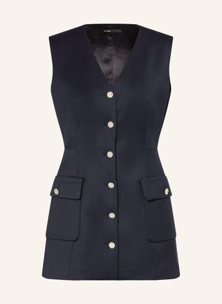 Maje Jumpsuit Mit Schmucksteinen blau