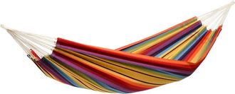 Amazonas Sandals Xl H&auml;ngematte Barbados Rainbow Tuchh&auml;ngematte Liegefl&auml;che ca. 230 x 150 cm - Amazonas