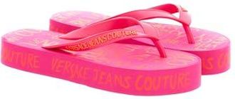Versace Versace Jeans FONDO FLIP FLOP DIS. SQ8 PRINTED PVC DOODLE LOGO WOMENS SHOES