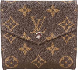 Louis Vuitton Portemonnaie - Louis Vuitton Canvas Monogram Elise Wallet - Gr. unisize - in Braun - f&uuml;r Damen
