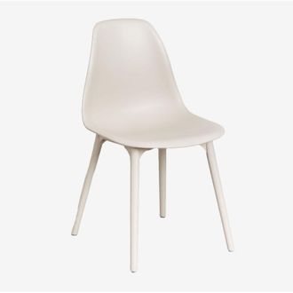 Sklum Sklum - Chaise de jardin en polypropyl&egrave;ne scandinave Tapioca Beige