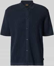 Boss Orange by Hugo Boss Poloshirt aus Leinen-Baumwoll-Mix Modell AMICINO