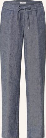 Brax Brax Marlenehose Farina Aus Leinen blau