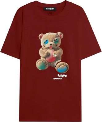 Barrow Barrow, unisex, Tops, Rouge, Taille: M T-Chemises