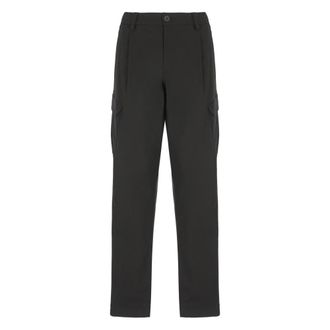 Herno Schwarze Cargo Hose Elastischer Bund Kordelzug - - Trousers - Herren - Schwarzk - S