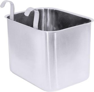 Contacto Edelstahl Abfallbeh&auml;lter aufh&auml;ngbar, 23 x 18 x 18,5 cm