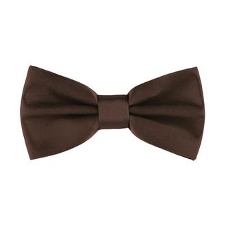 Ladeheid Herren Schmale Fliege mit einstellbarem Band f&uuml;r Anzug festlich M (12cm x 6cm, Braun24)