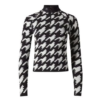 Perfect Moment Couche de base Jacquard 1/4 zipp&eacute;e - Femme - Sport - Multicolore - Taille: 40 FR