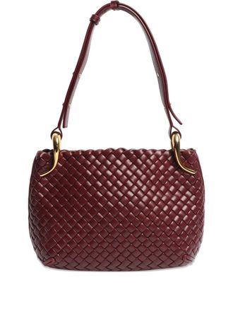 Bottega Veneta leather shoulder bag - Rot