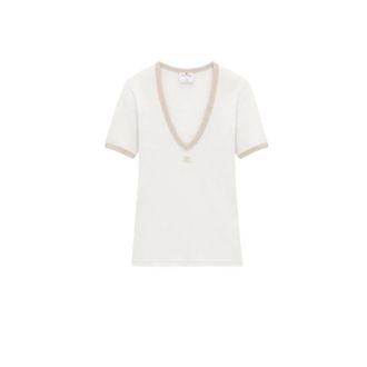 Courr&egrave;ges T-Shirts - - Tops - Damen - Wei&szlig; - XS