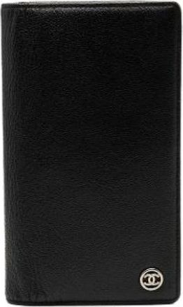 Chanel Portefeuille Long Pre-owned - Femme - Pre-owned - Noir - Taille: ONE Size
