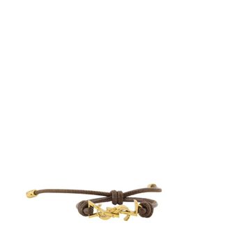 Saint Laurent Cassandre Armband - - Accessories - Damen - Braun - L