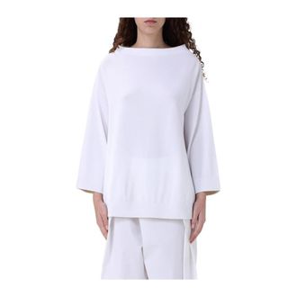Liviana Conti Rundhals-Strickware - - Knitwear - Damen - Wei&szlig; - S