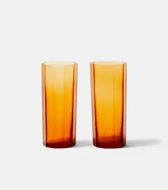 NasonMoretti Set Dodeca aus zwei Longdrinkgl&auml;sern