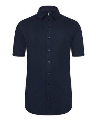 DeSoto Jersey-Kurzarmhemd in Piqu&eacute;-Qualit&auml;t, Slim in