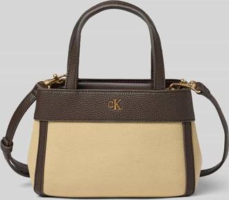 Calvin Klein Henkeltasche aus Baumwoll-Canvas