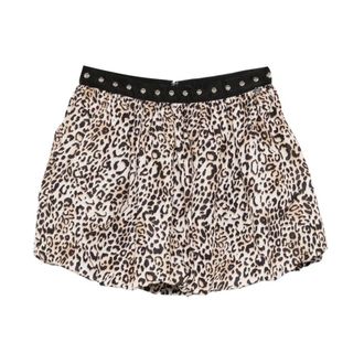 Liu Jo Femme, Jupes, Multicolore, Taille: 38 FR Animalier Short Skirt