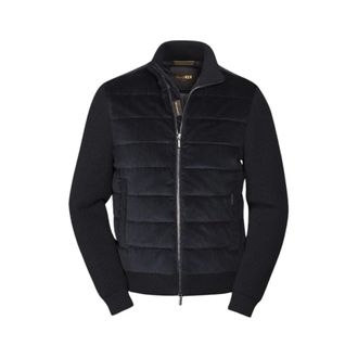 Moorer Homme, Vestes, Bleu, Taille: XL Bucci VHM Bomber