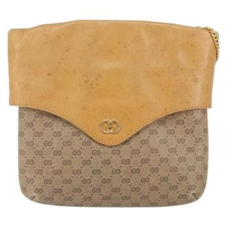 Gucci Sac bandouli&egrave;re en plastique Pre-owned - Femme - Pre-owned - Beige - Taille: ONE Size