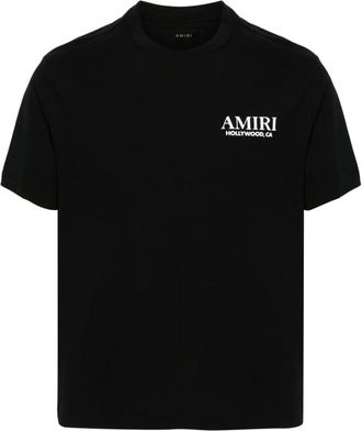 Amiri Homme, Tops, Noir, Taille: XL T-shirt &agrave; col rond