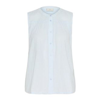Kaffe KApauline Top - - Tops - Damen - Blau - XS