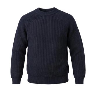 Sebago Round-Neck Strickwaren - - Knitwear - Herren - Blau - 2XL