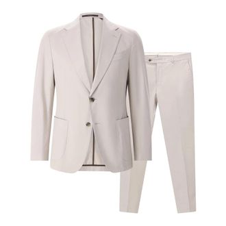 Windsor Zweiteiliger- einreihiger Anzug - - Suits - Herren - Beige - L