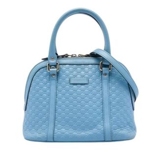 Gucci Sac D&ocirc;me Pre-owned - Femme - Pre-owned - Bleu - Taille: ONE Size
