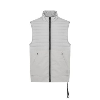 Duno Gepolsterte Weste mit Rei&szlig;verschluss im Camouflage-Stil - - Jackets - Herren - Grau - L