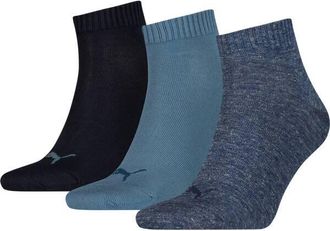 Puma Plain Quarter-Socken 3er-Pack