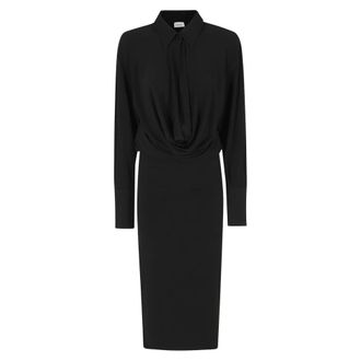 Andamane Femme, Robes, Noir, Taille: 36 FR Robe midi Lilia