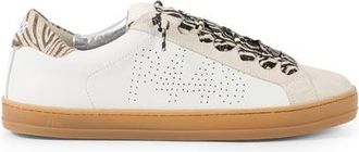 P448 Baskets John en cuir