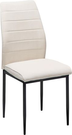 Livetastic Stuhl, Beige, Metall, Textil, konisch, 44x96x58 cm, Stühle