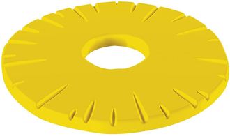 Zak designs zakdesigns 1530-900 Untersetzer Ananas 15 cm in Melamin, gelb