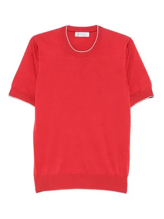 Brunello Cucinelli T-Shirt - Rouge