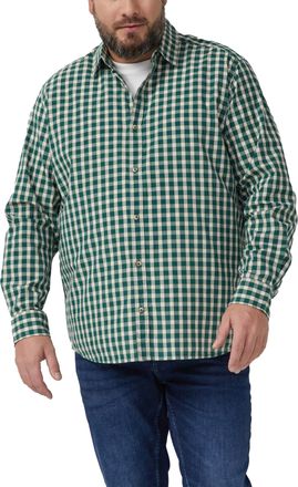 s.Oliver Regular Fit: Kariertes Baumwoll-Hemd mit Kentkragen