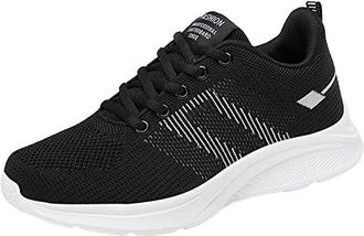 Generic Chaussures de sport décontractées en maille respirante pour femme 2026, blanc, 37.5 EU