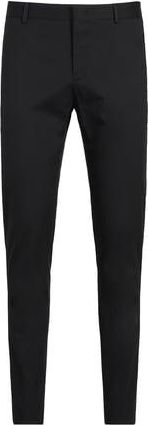 PT01 Pantalon uni en coton m&eacute;lang&eacute;