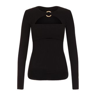 Roberto Cavalli Pullover - - Knitwear - Damen - Schwarzk - M