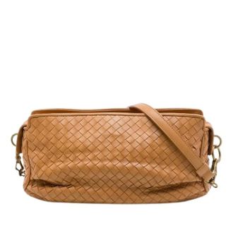 Bottega Veneta Sac bandouli&egrave;re Pre-owned - Femme - Pre-owned - Brun - Taille: ONE Size