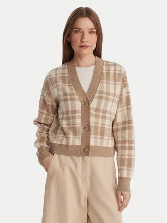 Vero Moda Strickjacke Gold Art 10332210 Beige Regular Fit