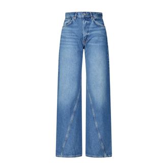 Anine Bing Femme, Jeans, Bleu, Taille: W30 Jean Large Coupe D&eacute;contract&eacute;e