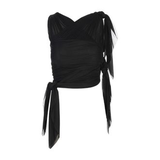 Diesel Schwarzes Top f&uuml;r Frauen - - Tops - Damen - Schwarzk - XS