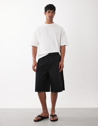 Jack & Jones Short &agrave; pinces habill&eacute; - Noir