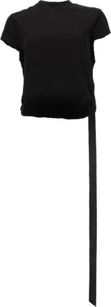 Rick Owens Femme, Tops, Noir, Taille: 38 FR Cropped Small Level T