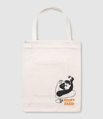 Sams&oslash;e & Sams&oslash;e Totebag Saheart White Heart