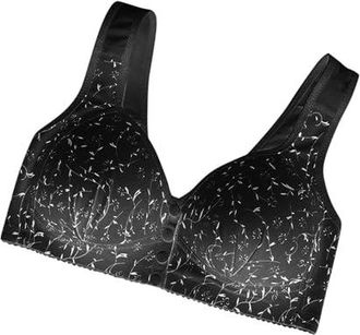 Generic Bonnes choses avec fermeture &agrave; bouton-pression sur le devant, couverture compl&egrave;te, soutien-gorge confortable sans armatures, l&eacute;g&egrave;rement doubl&eacute;, soutie