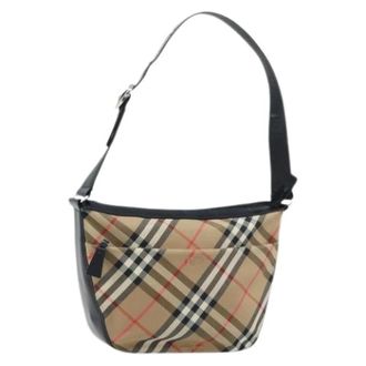 Burberry Pre-owned Canvas Schultertasche - - Pre-owned - Damen - Beige - ONE SIZE